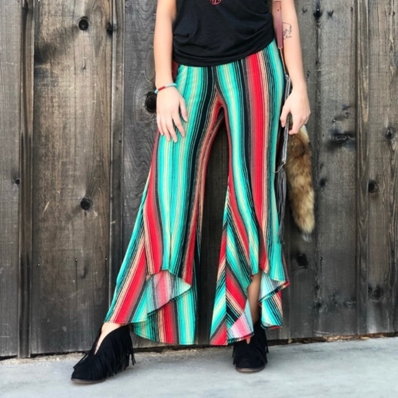 Crazy Train | Pants & Jumpsuits | Serape Crazy Train Paltrow Pants ...